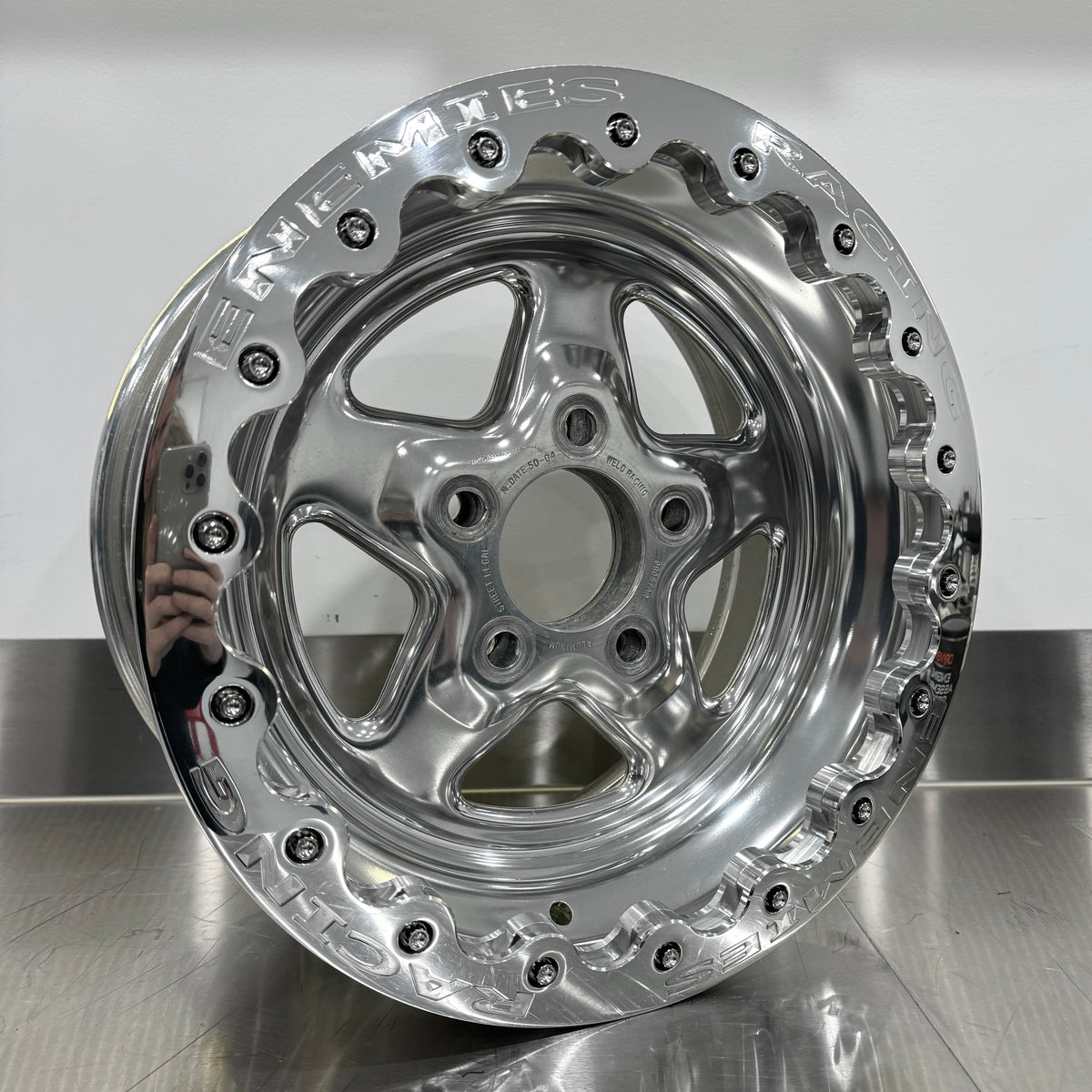 WELD Pro Star 15x8", 5x4.75" Bolt, 4.5"B/S (PAIR) – Enemies Racing ...